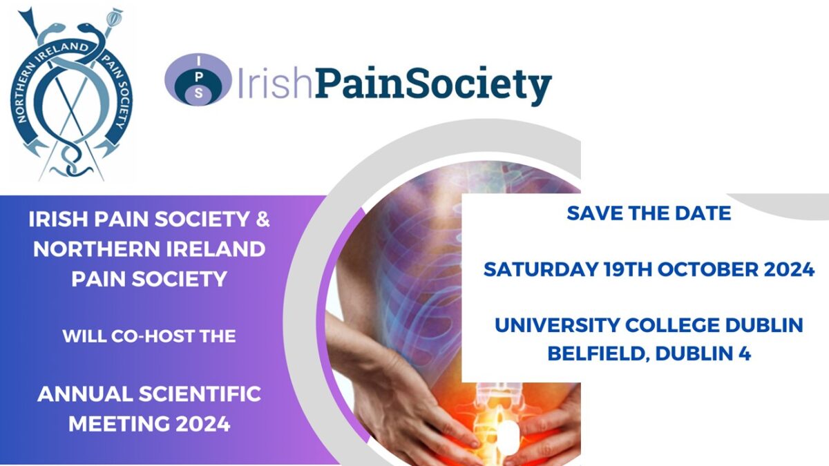 IPS Annual Scientific Meeting 2024 – Save The Date | Irish Pain Society